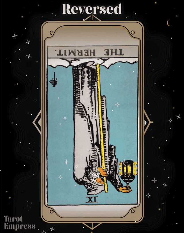 The Hermit Reversed [What It Really Means for You]