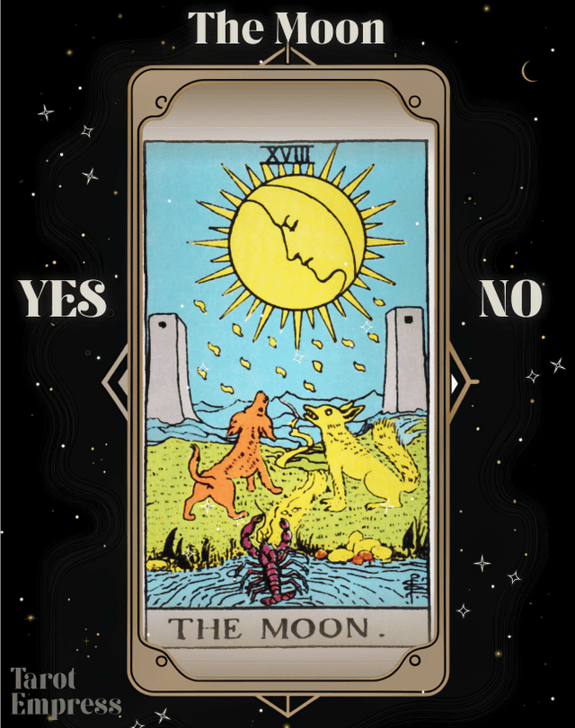 The Moon Yes or No: Upright & Reversed Meaning Explained